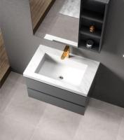 China Mocee Modern Bathroom Vanity with Mirror and Medicine Cabinet 80cm Wall-Mounted Storage for sale