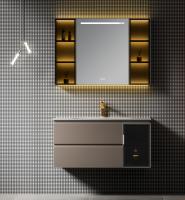 China Smart Bathroom Vanity with LED Anti-Fog Mirror and Medicine Cabinet 600mm for sale