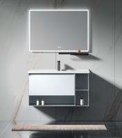 China Smart Bathroom Vanity with LED Anti-Fog Mirror and Medicine Cabinet 60cm for sale