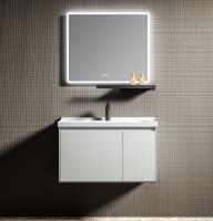 China Smart Bathroom Vanity 80cm with LED Anti-Fog Mirror and Medicine Cabinet KF2014-80 for sale