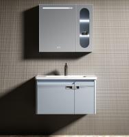 China Smart Bathroom Vanity with LED Anti-Fog Mirror and Medicine Cabinet 60cm for sale
