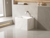China Modern Sintered Stone Mop Basin - Utility Sink for Mop Bucket - 028 for sale