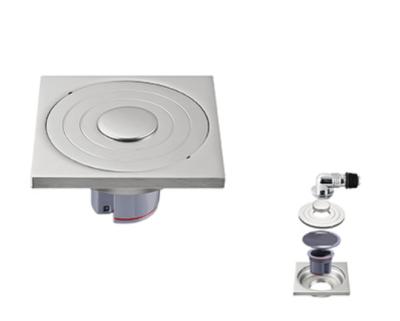 China Stainless Steel Anti-Odor Floor Drain for Washing Machine 2 inch Square Drain for sale