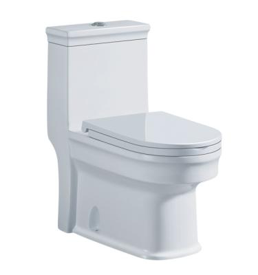 China Mocee Wash Down One-Piece Toilet 780x380x750mm Gravity Flush Siphon-less Floor-Mounted for sale