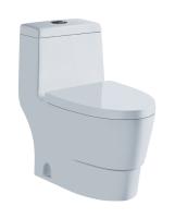 China Mocee Wash Down One-Piece Toilet 680x400x760mm Gravity Flush Siphon-less Floor-Mounted for sale