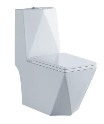China Mocee Wash Down One-Piece Toilet 680x370x835mm Gravity Flush Siphon-less Floor-Mounted for sale