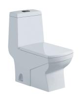 China Mocee Wash Down One-Piece Toilet 700x400x760mm Gravity Flush Siphon-less Floor-Mounted for sale
