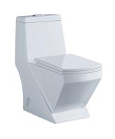 China Mocee Wash Down One-Piece Toilet 700x360x750mm Gravity Flush Siphon-less Floor-Mounted for sale