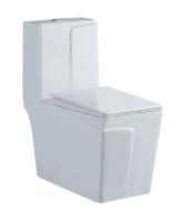 China Mocee Wash Down One-Piece Toilet 690x360x770mm Gravity Flush Siphon-less Floor-Mounted for sale
