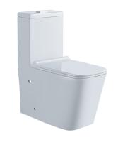 China Mocee Wash Down One-Piece Toilet 680x370x830mm Gravity Flush Siphon-less Floor-Mounted for sale