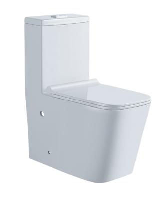 China Mocee Wash Down One-Piece Toilet 680x370x830mm Gravity Flush Siphon-less Floor-Mounted for sale
