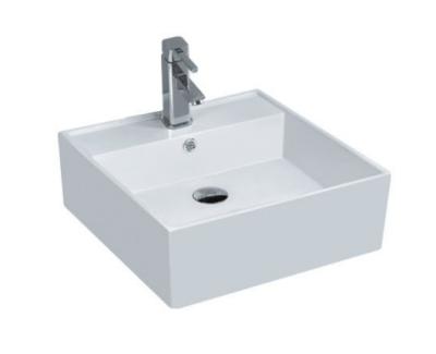 China Ceramic Vessel Sink 16 Inch Art Basin Above Counter Bathroom Vanity Vitreous China for sale