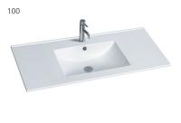China Mocee Ceramic Cabinet Basin YM3C 60-120 Inch Countertop Bathroom Sink for sale