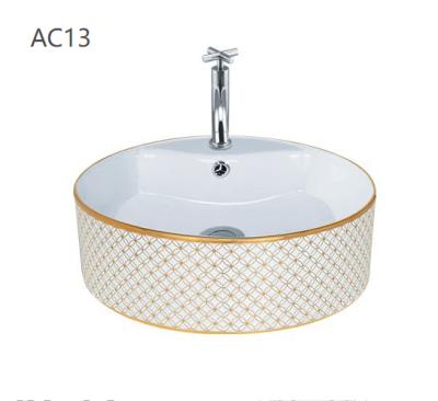 China Mocee Ceramic Vessel Sink Art Basin for Bathroom Vanity 16x16x6 inch White for sale