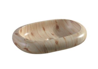 China Mocee Ceramic Vessel Sink Art Basin for Bathroom Vanity 16x16x6 Inch for sale