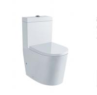 China Mocee Wash Down One-Piece Toilet Standard Gravity Flush Siphon-less Floor-Mounted 630x370x830mm for sale