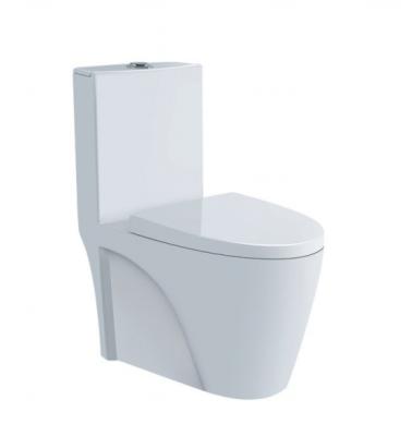 China Mocee Siphonic One-Piece Toilet 700x385x780mm Floor-Mounted Ceramic S-Trap 300mm 400mm for sale