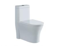 China Mocee Siphonic Washdown One-Piece Toilet Floor-Mounted Ceramic 690x380x760mm S-Trap 300mm for sale