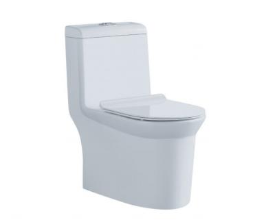 China Mocee Siphonic One-Piece Toilet 700x380x770mm Floor-Mounted Ceramic S-Trap 300mm 400mm for sale