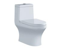China Mocee Siphonic One-Piece Toilet 670x360x735mm Floor-Mounted Ceramic S-Trap 300mm 400mm for sale