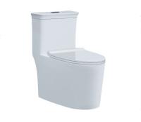 China Mocee Siphonic One-Piece Toilet 715x420x740mm Floor-Mounted Ceramic S-Trap 300mm 400mm for sale