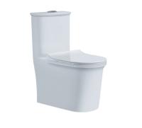China Mocee Siphonic One-Piece Toilet 720x370x790mm Floor-Mounted Ceramic S-Trap 300mm 400mm for sale