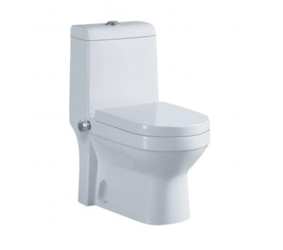 China Mocee Washdown One-Piece Toilet Floor-Mounted Ceramic 700x370x800mm S-Trap 250mm P-Trap 180mm for sale