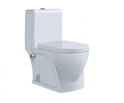 China Washdown One-Piece Toilet Floor-Mounted Ceramic Toilet 720x365x785mm S-Trap 250mm P-Trap 180mm for sale