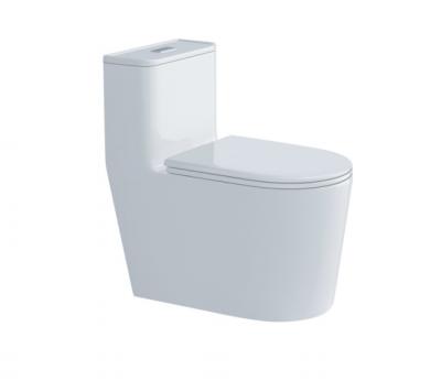 China Eddy One-Piece Toilet 680x360x700mm Vortex Flush Floor-Mounted Ceramic Toilet S-Trap 300mm 400mm for sale