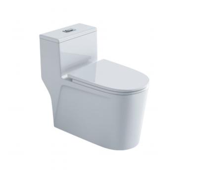 China Mocee Siphonic One-Piece Toilet 690x375x660mm Floor-Mounted Ceramic Toilet with 300mm or 400mm S-Trap for sale