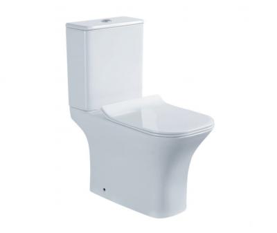 China Washdown Two-Piece Toilet – Floor-Mounted Ceramic Toilet - E5019 for sale