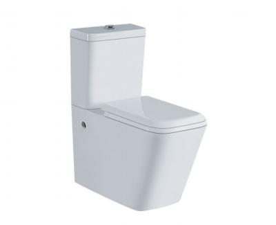 China Mocee E5200 Washdown Two-Piece Toilet Floor-Mounted Ceramic 630x370x830mm S-Trap 250mm for sale