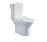 China Mocee E6007 Washdown Two-Piece Toilet Floor-Mounted Ceramic 670x360x795mm S-Trap 250mm for sale