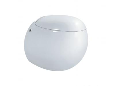 China Mocee Wall Hung Toilet H5004 585x415x410mm P-trap 180mm Modern Bathroom for sale