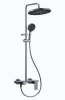 China Aluminum Shower Set 3012A Lead-Free Rainfall Shower with Air Injection Technology for sale
