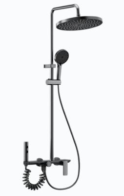 China Aluminum Shower Set 3030 Lead-Free Rainfall Shower with Air Injection Technology 8 Inch for sale