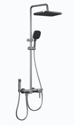 China Mocee 3076 Aluminum Shower Set Lead-Free Air Injection Rainfall Shower 8 Inch for sale