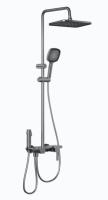 China Aluminum Shower Set Model 3093 Lead-Free Rainfall Shower System with Air Injection Technology for sale