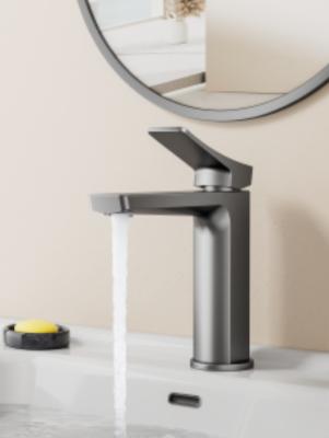 China Mocee 6071 Aluminum Basin Mixer Faucet Lead-Free Dual Water Modes Bathroom Tap for sale