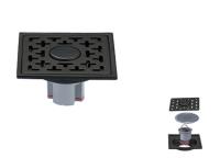 China Stainless Steel Floor Drain MF-3 Anti-Odor Shower Drain Cover 6mm Thick for sale