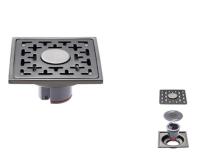China Stainless Steel Floor Drain MF-3 Anti-Odor Shower Drain Cover 6mm Thick for sale