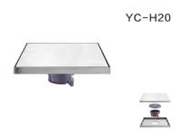 China 304 Stainless Steel Invisible Tile Insert Floor Drain 60x60mm to 300x300mm Square Shower Drain for sale