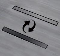 China 304 Stainless Steel Linear Tile Insert Floor Drain 70x300-800mm Anti Odor Shower Drain for sale