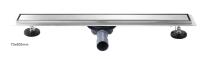 China 304 Stainless Steel Linear Tile Insert Floor Drain 70x300-800mm Anti Odor Shower Drain for sale