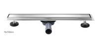 China 304 Stainless Steel Linear Tile Insert Floor Drain 70x300-800mm Anti Odor Shower Drain for sale