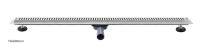 China 304 Stainless Steel Linear Tile Insert Floor Drain 70x300-800mm Anti-Odor Shower Drain for sale
