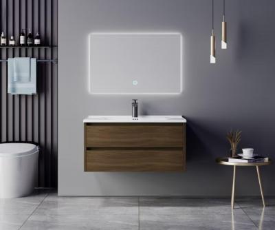China Mocee 6052-1 Plywood Bathroom Vanity with LED Mirror 60cm Waterproof Cabinet Set for sale