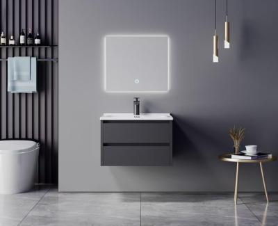 China Mocee 6052-2 Plywood Bathroom Vanity with LED Mirror 60cm Waterproof Cabinet Set for sale