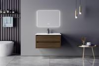 China Mocee 6052-2 Plywood Bathroom Vanity with LED Mirror 60cm Waterproof Cabinet Set for sale
