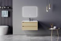 China Mocee 6052-2 Plywood Bathroom Vanity with LED Mirror 60cm Waterproof Cabinet Set for sale